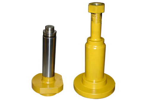 Excavator track adjuster set Spring assembly