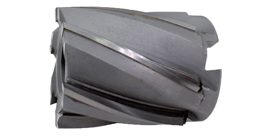 CARBIDE TIPPED CYLINDRICAL FINISHING MILLING CUTTER