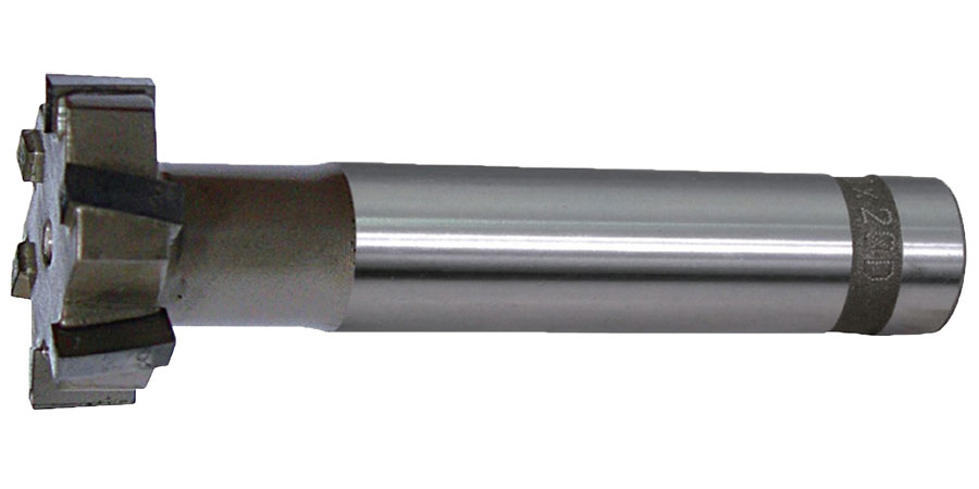 CARBIDE TIPPED STAGGERED TOOTH T-SLOT END MILL (CHIDORI TOOTH)
